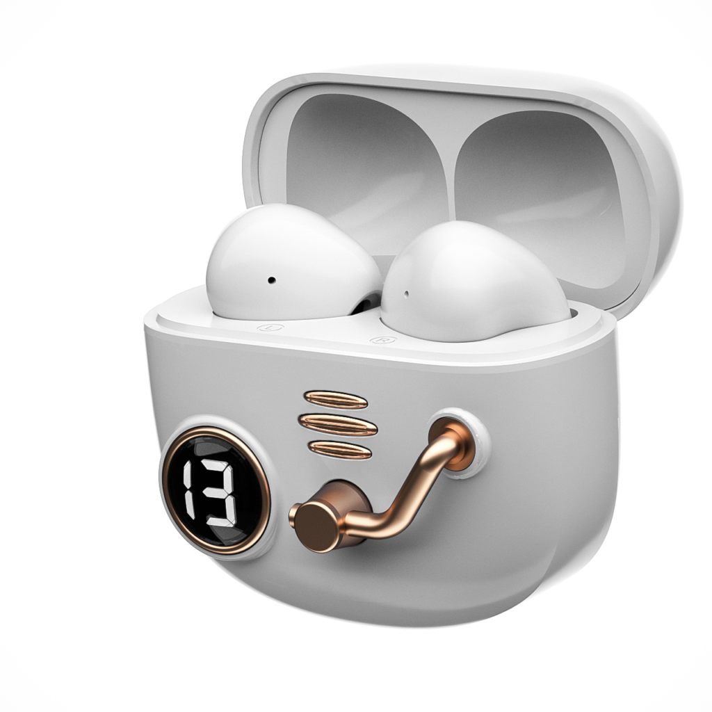 TWS earbuds with battery display - SHINETECH INDUSTRIAL CO., LTD