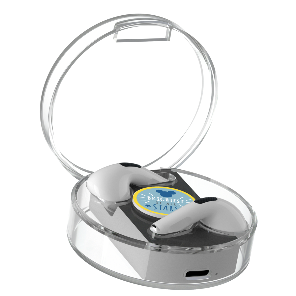 TWS earbuds transparent design - SHINETECH INDUSTRIAL CO., LTD